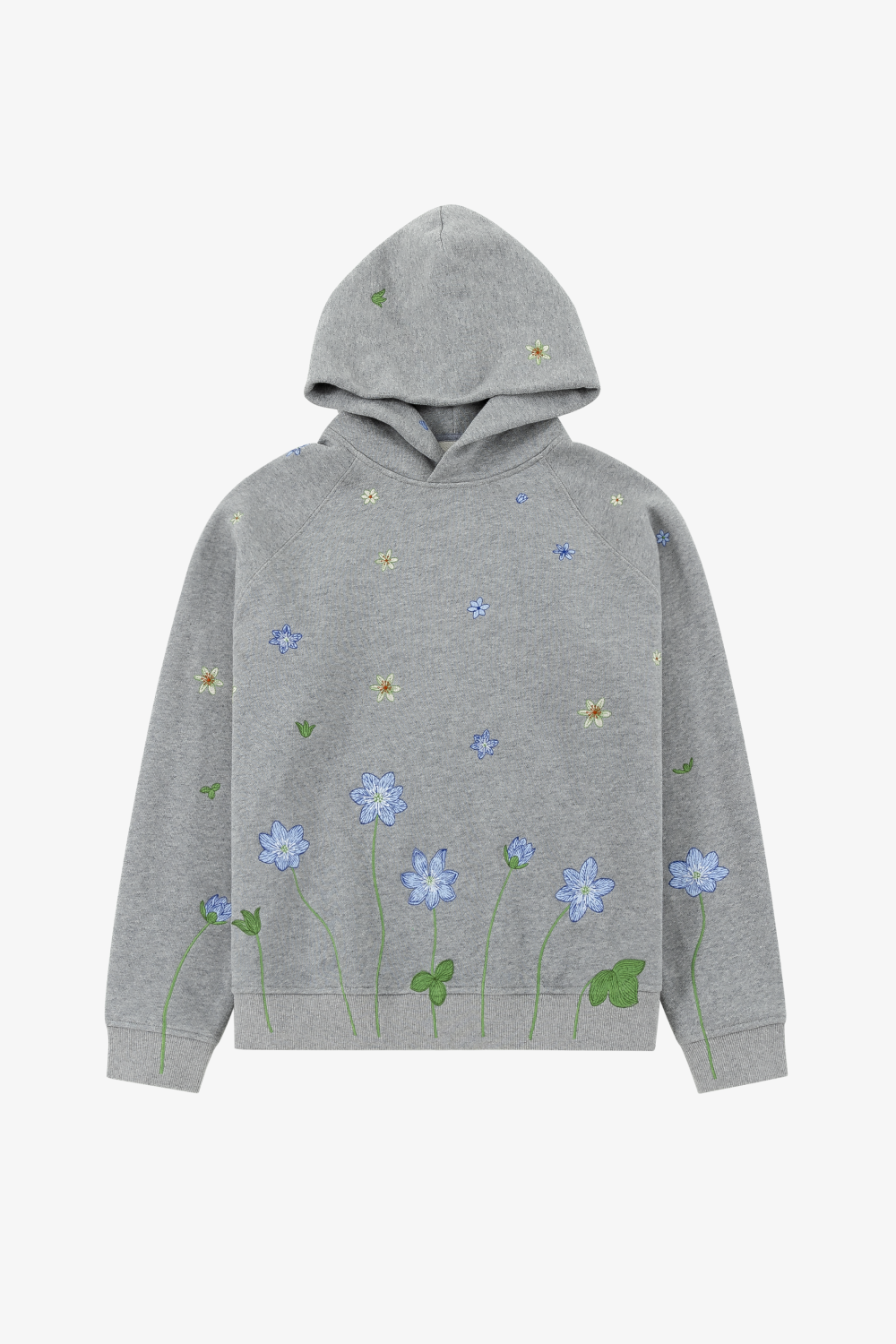 Floral Embroidery Hoodie