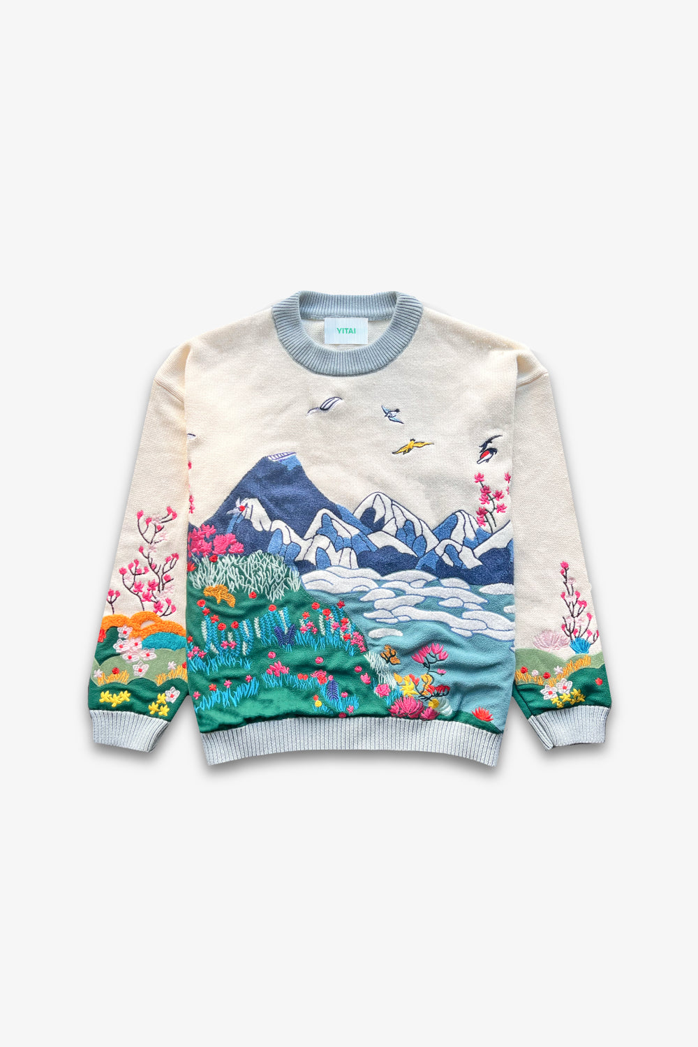 Celestial Embroidery Sweater